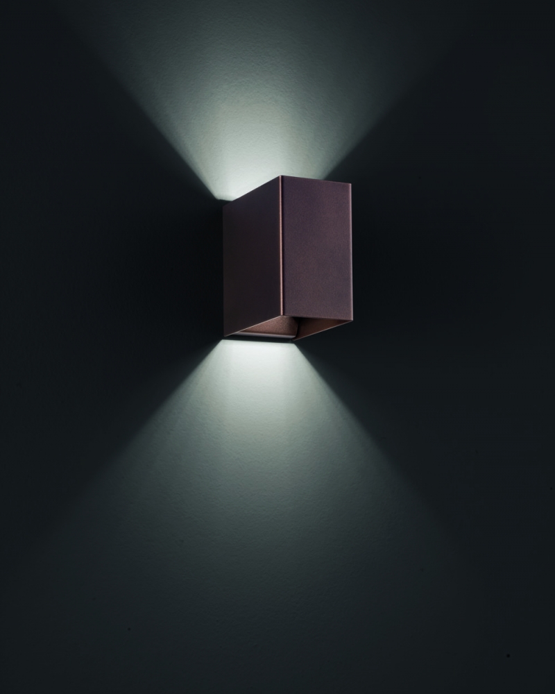 APPLIQUE LASER 10X6 BRONZE STUDIO ITALIA - Luminaire LED Design