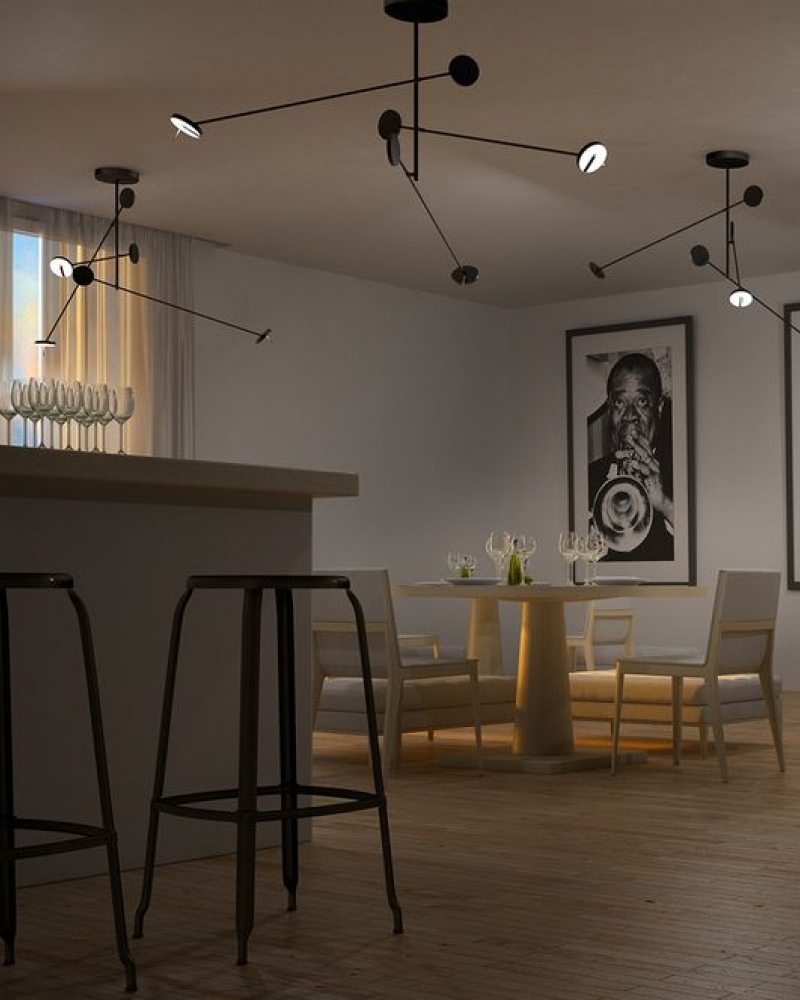 SUSPENSION INVISIBLE 5695-05-05 GROK - Luminaire LED Design