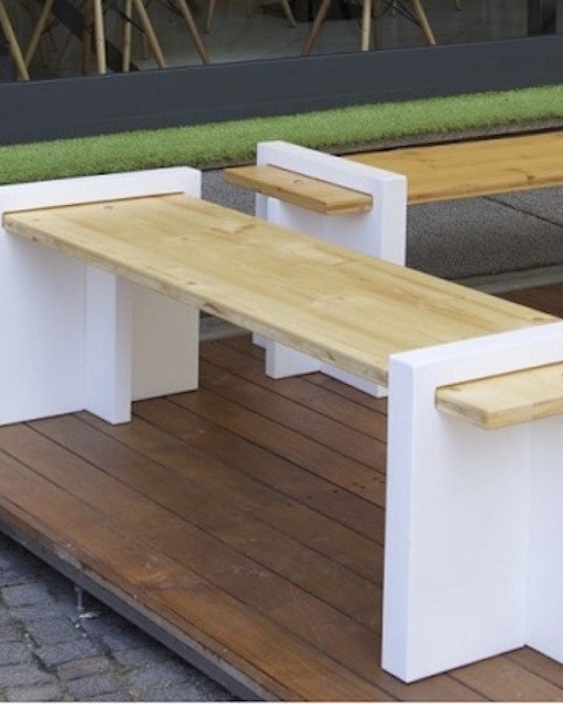 BANC PLAY WOOD SERRELUNGA - Luminaire LED Design