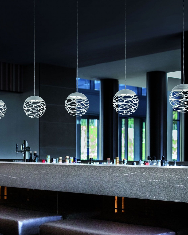 SUSPENSION KELLY SPHERE 40 BLANC STUDIO ITALIA - Luminaire LED Design
