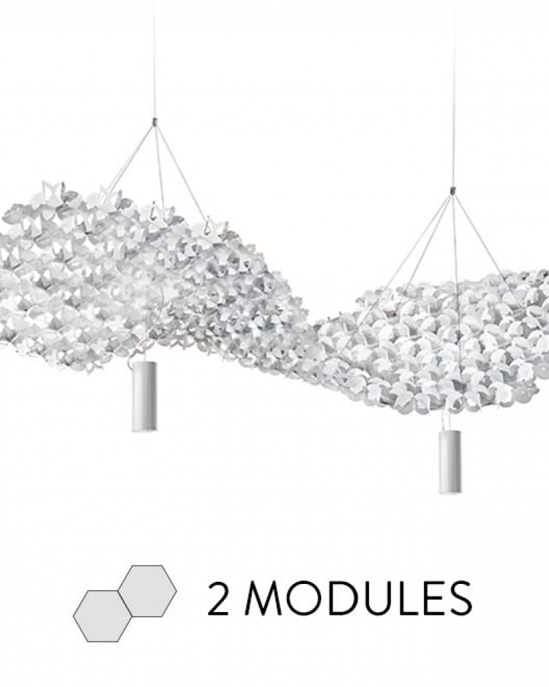 Suspension Nuvem 1 module de Slamp - Luminaire LED Design