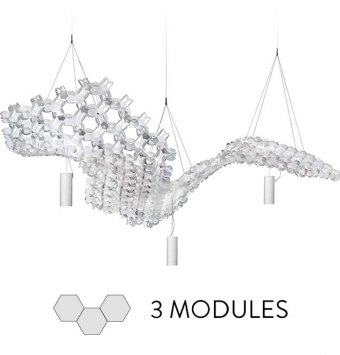 Suspension Nuvem 1 module de Slamp - Luminaire LED Design