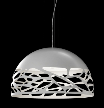 SUSPENSION KELLY DOME 80 BLANC STUDIO ITALIA - Luminaire LED Design