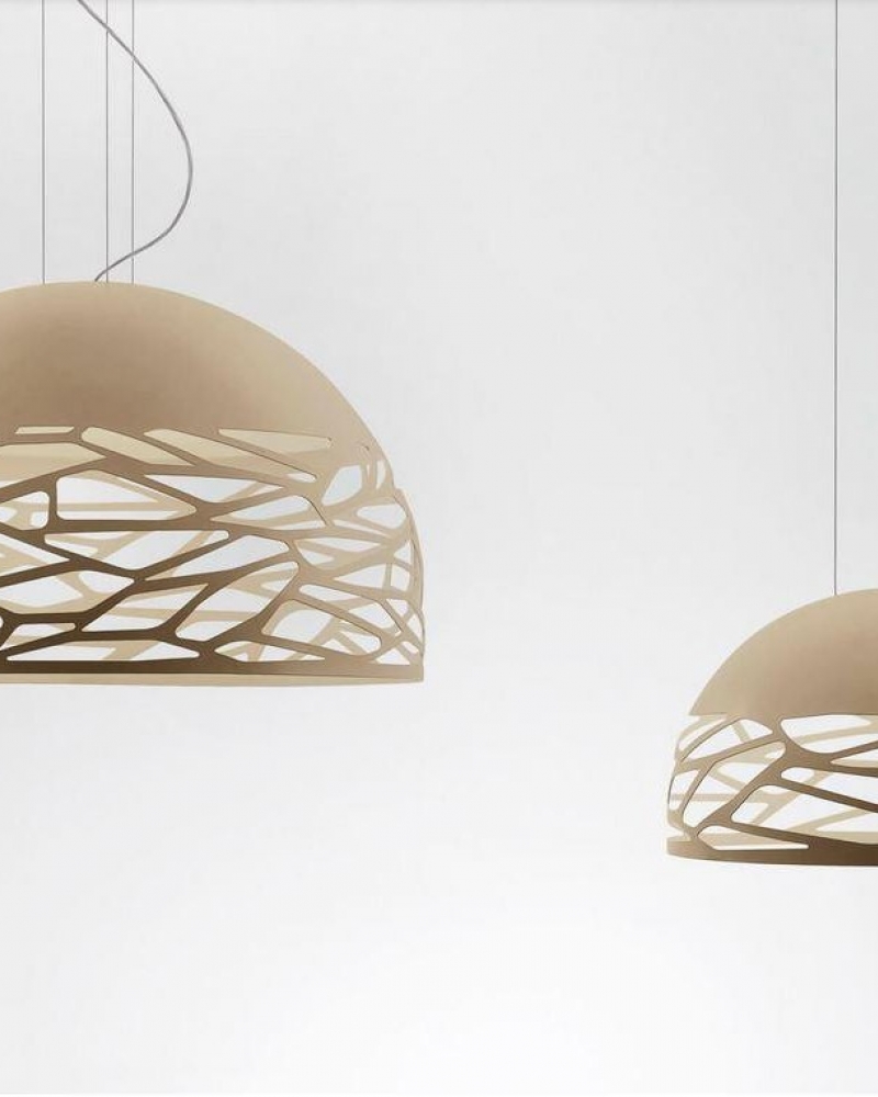 SUSPENSION KELLY DOME 80 CHAMPAGNE STUDIO ITALIA - Luminaire LED Design