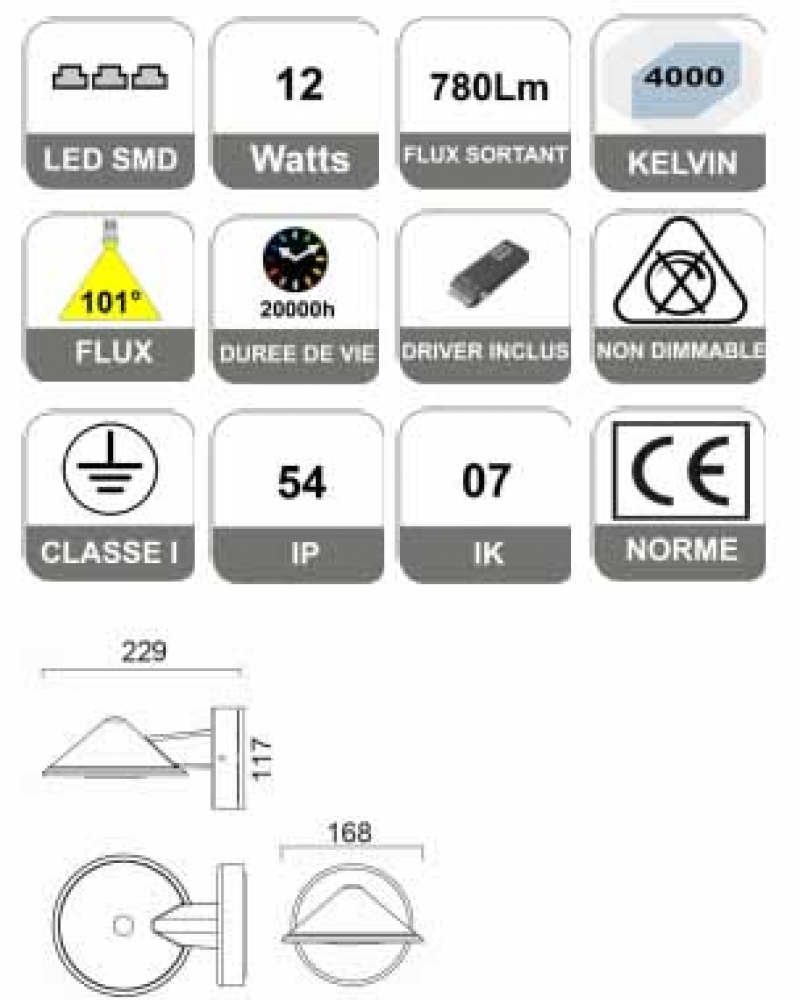 BORNE CONES LUTEC - Luminaire LED Design